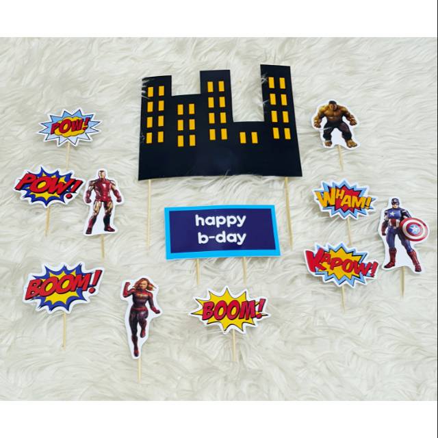 Jual Topper avanger 2 / hiasan kue avanger 2 | Shopee Indonesia