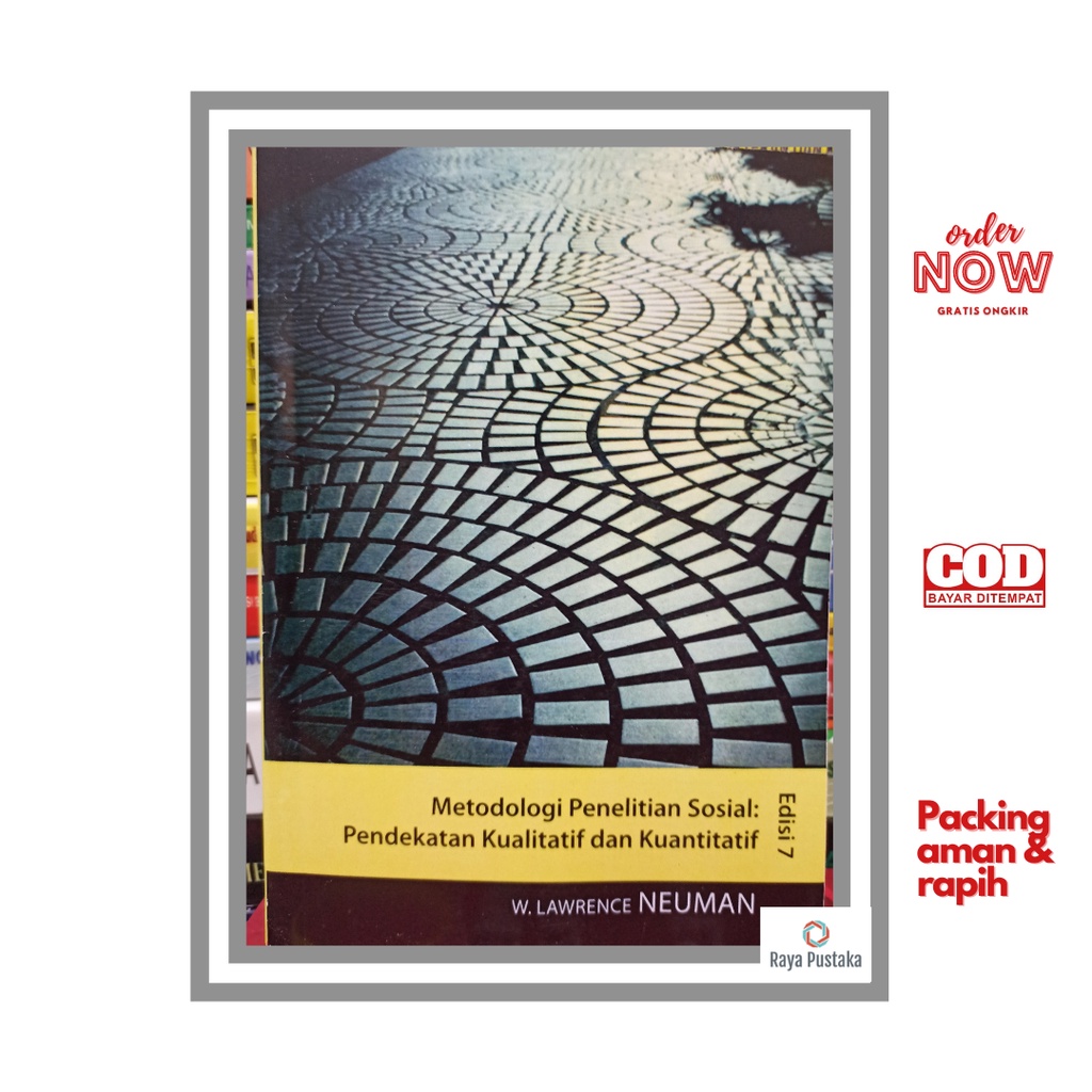 Jual Buku Metodologi Penelitian Sosial: Pendekatan Kualitatif dan Kuantitatif Edisi 7 oleh W ...