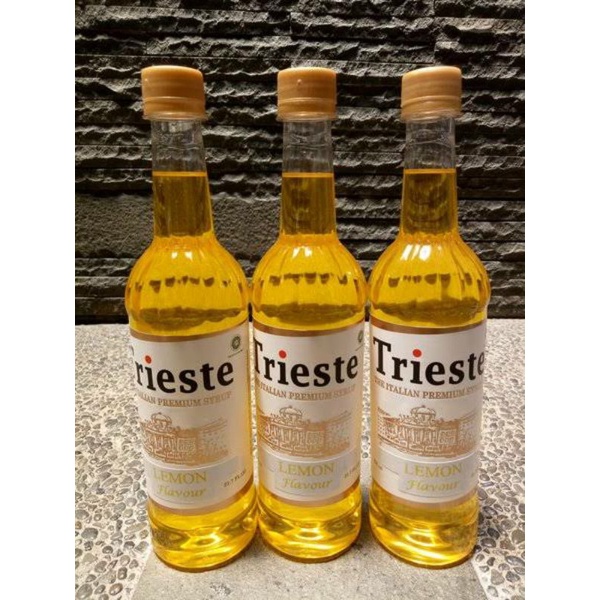 Jual Trieste Syrup Lemon Flavor 650ml (Sirop Trieste) | Shopee Indonesia