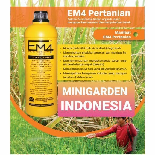 Jual EM4 1 liter pupuk organik perikanan peternakan PENGOLAHAN LIMBAH ...