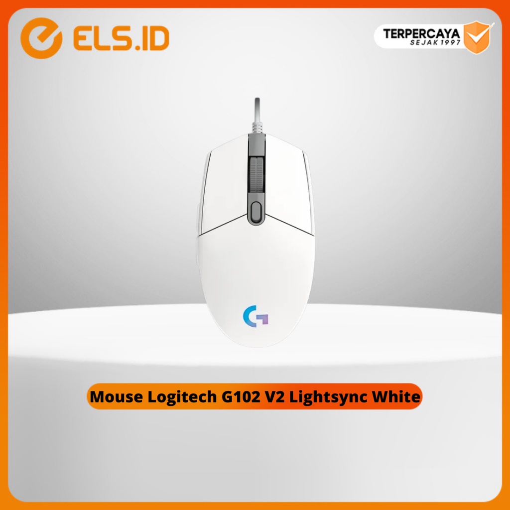 Jual Mouse Logitech G102 V2 Lightsync White | Shopee Indonesia