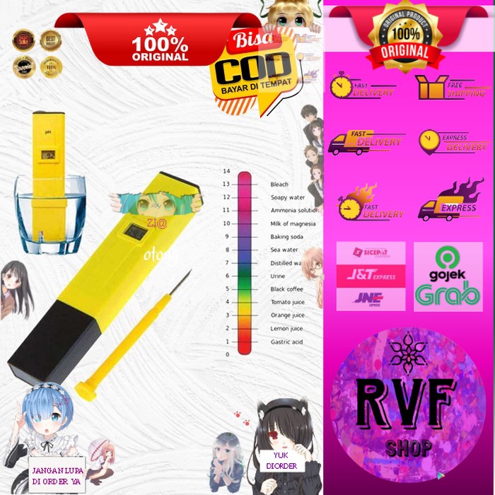 Jual PH Tester Alat Ukur Uji meter pen Pengukur Air kolam aquarium ...