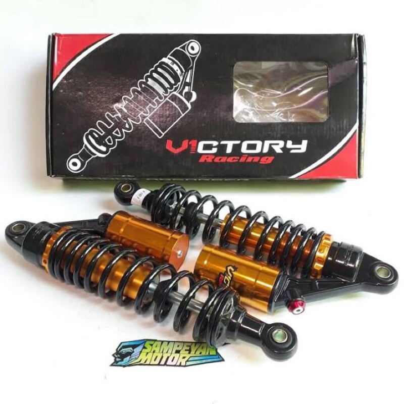 Jual Shock Tabung Bebek Victory Hitam Gold Kualitas Terbaik | Shopee ...