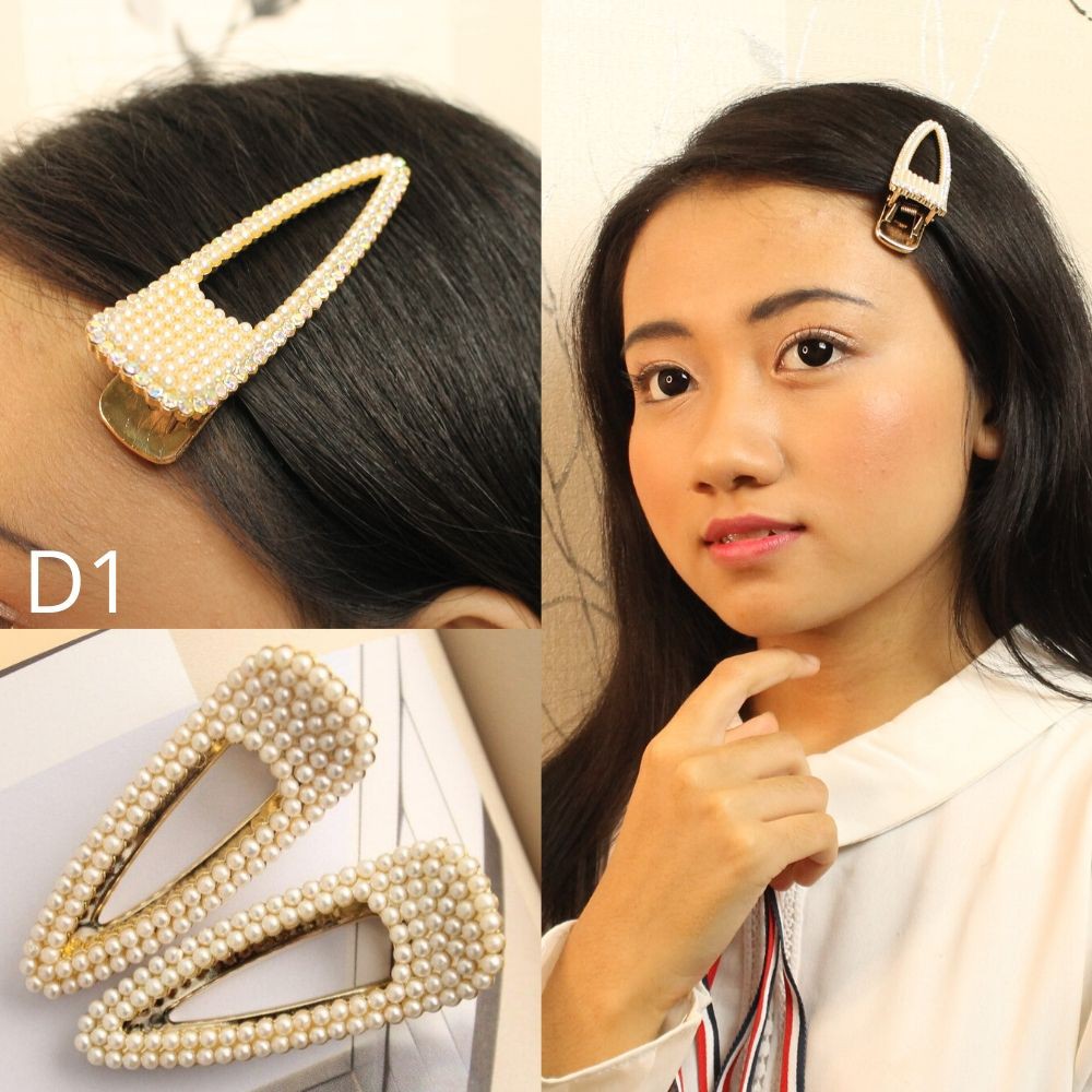 Jual Jepit Rambut Korea Hairpin Jepit Mutiara FA387 per biji | Shopee ...