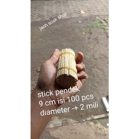 Jual stick pendek 9 cm isi 100 pcs | Shopee Indonesia