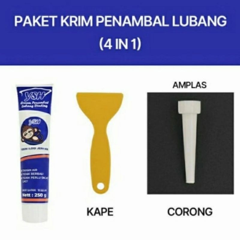 Jual Krim Penambal Dinding / Pasta Penambal Dinding/ Wall Mending Ointment | Shopee Indonesia