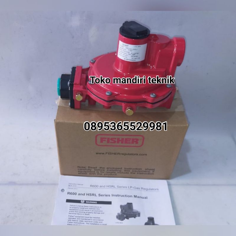 Jual Regulator instalasi gas Fisher Tipe R622H BGJ | Shopee Indonesia