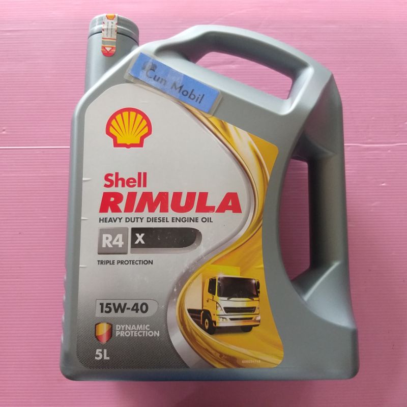 Jual Oli mesin Shell Rimula R4 Diesel 15W-40 5 Liter | Shopee Indonesia