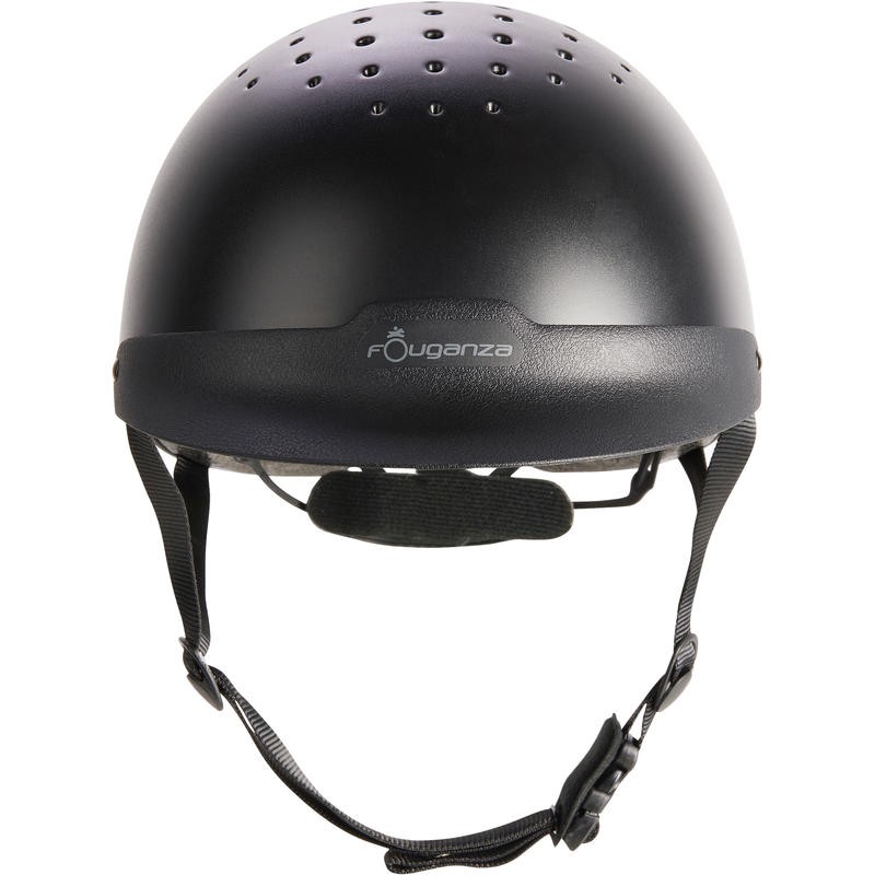 Jual HELM BERKUDA FOUGANZA 100 HORSE RIDING WARNA BLACK | Shopee Indonesia