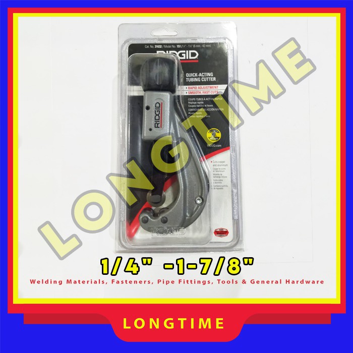 Jual Tubing Cutter RIDGID 31632 Model 151 Screw Feed Cutter 1/4"-1-7/8 ...
