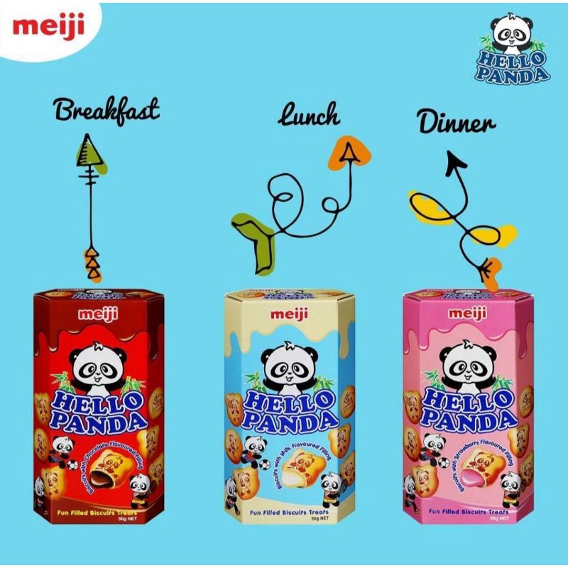 Jual Hello Panda Biskuit 45 gr /cemilan Meiji | Shopee Indonesia