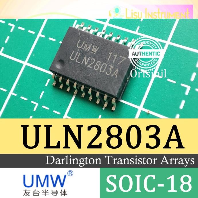 Jual ULN2803A Darlington Transistor Arrays SOP-18 UMW Original lisuin90 Juara | Shopee Indonesia