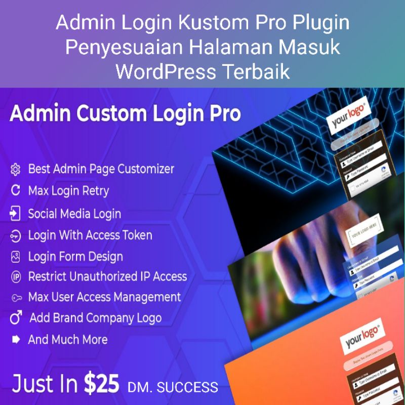 Jual ADMIN CUSTOM LOGIN WP TERBAIK | Shopee Indonesia