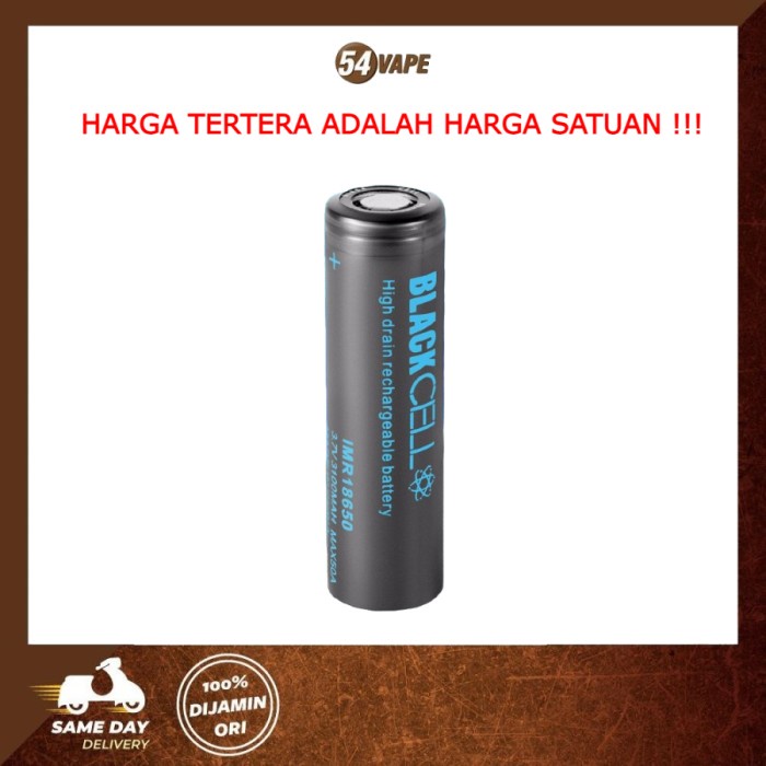 Jual BLACKCELL 18650 3100mAh 50A Batteries by Brillipower | Shopee Indonesia
