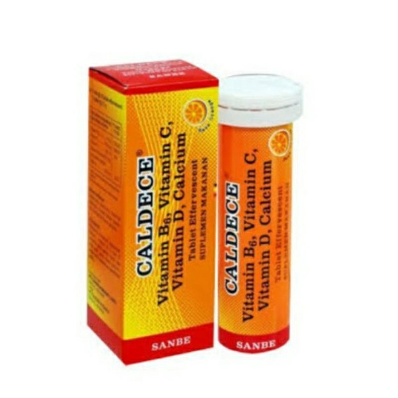 Jual CALDECE SANBE / Vitamin C / Multivitamin dan Calsium | Shopee ...