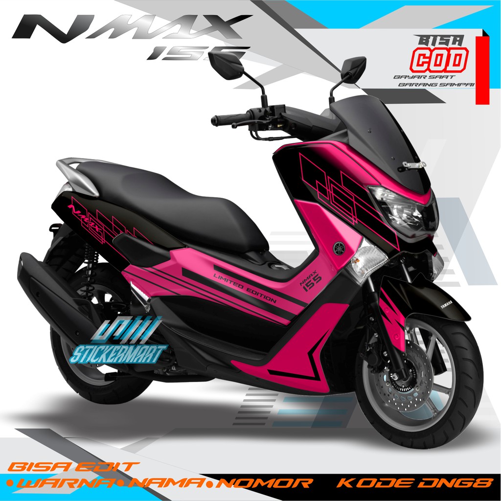 Jual decal sticker nmax pink limited edition | Shopee Indonesia