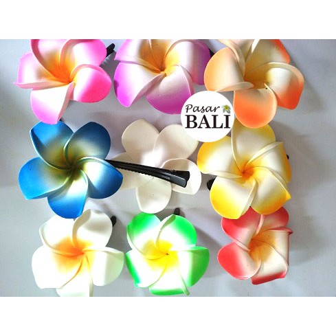 Jual Jepit Rambut Bunga Kamboja | Jepun Ecer | Shopee Indonesia