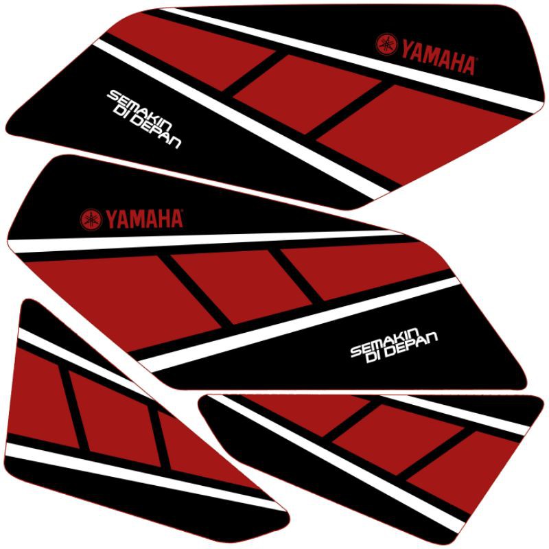 Jual Striping Decal Variasi RX KING Motif Kotak Tank set | Shopee Indonesia