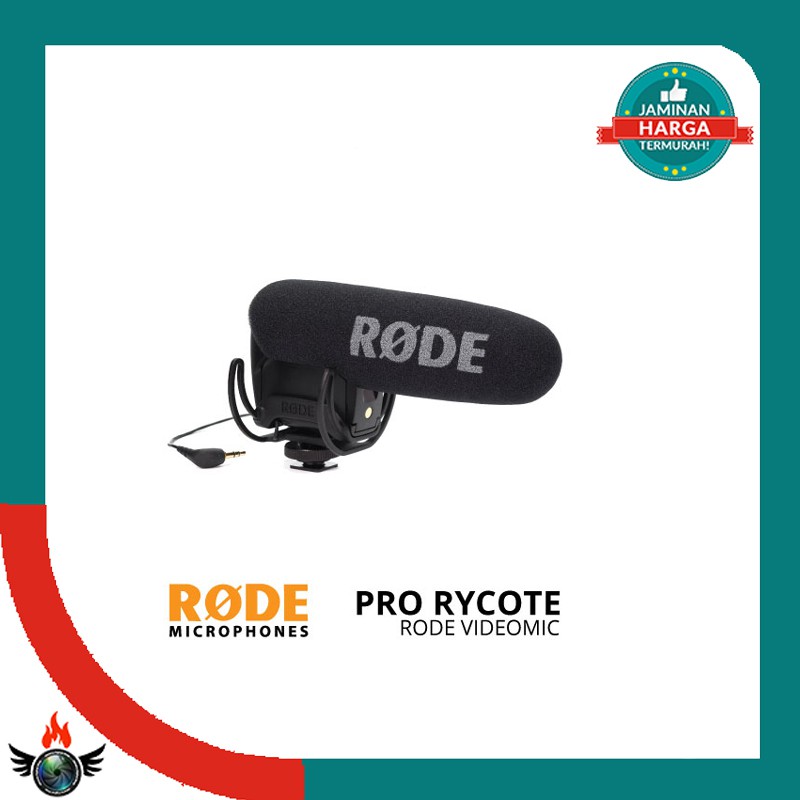 Jual Rode Videomic Pro Rycote Microphone - Mic DSLR Mirrorless ORIGINAL ...
