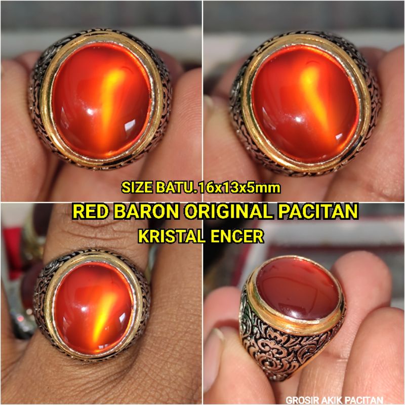 Jual PRODUK UNGGULAN RED BARON ASLI RING TANAM | Shopee Indonesia