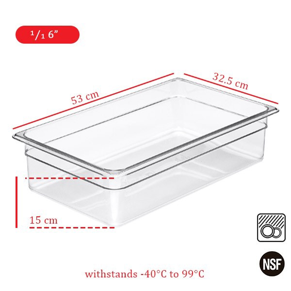 Jual Cambro Food Pan - Gastronom Pan - Insert 1/1 Polycarbonate ...