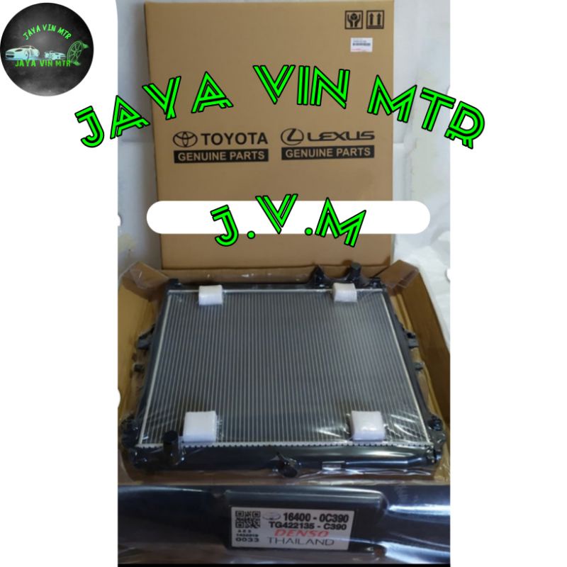 Jual radiator assy Innova Reborn matic bensin Denso original | Shopee ...