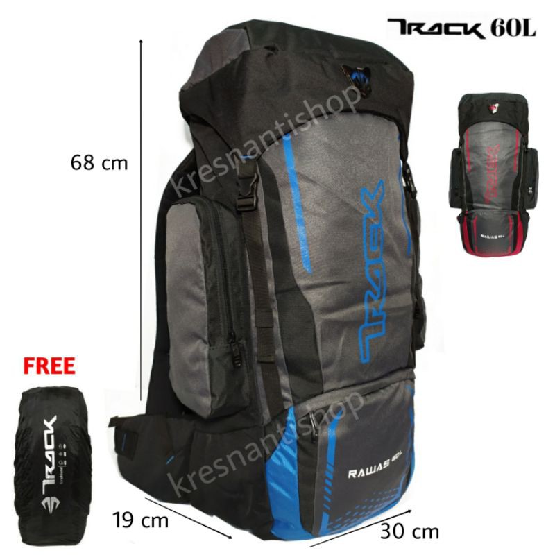 Jual Tas gunung 60 Liter tracker tas hiking camping carrier 60 Liter | Shopee Indonesia