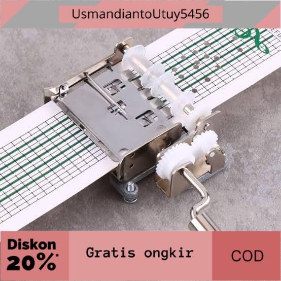 Jual Mesin music box DIY 15 not kotak music DIY music box custom lagu ...