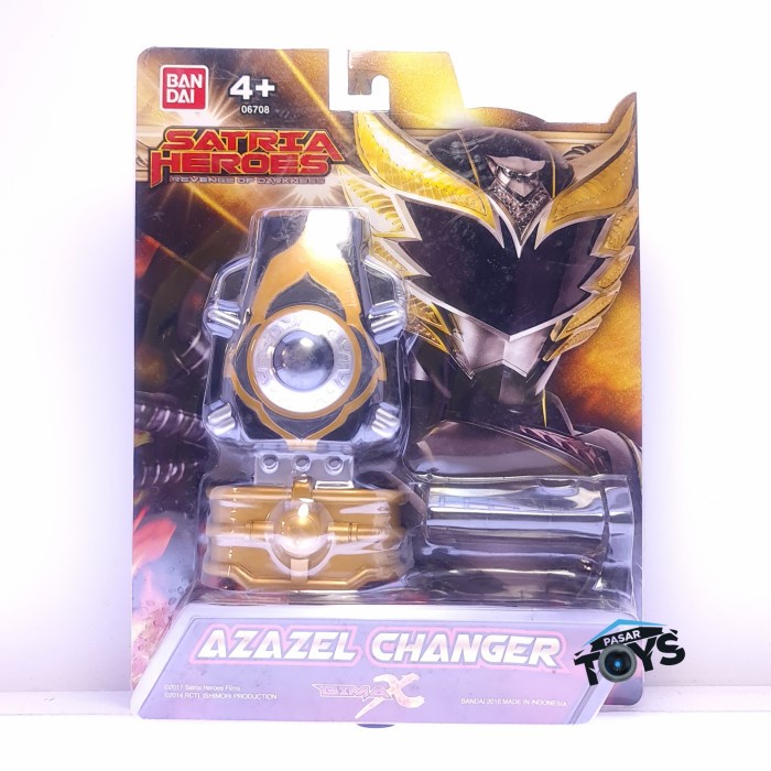 Jual Bima-X Azazel Changer Satria Heroes Role Play Bandai | Shopee ...