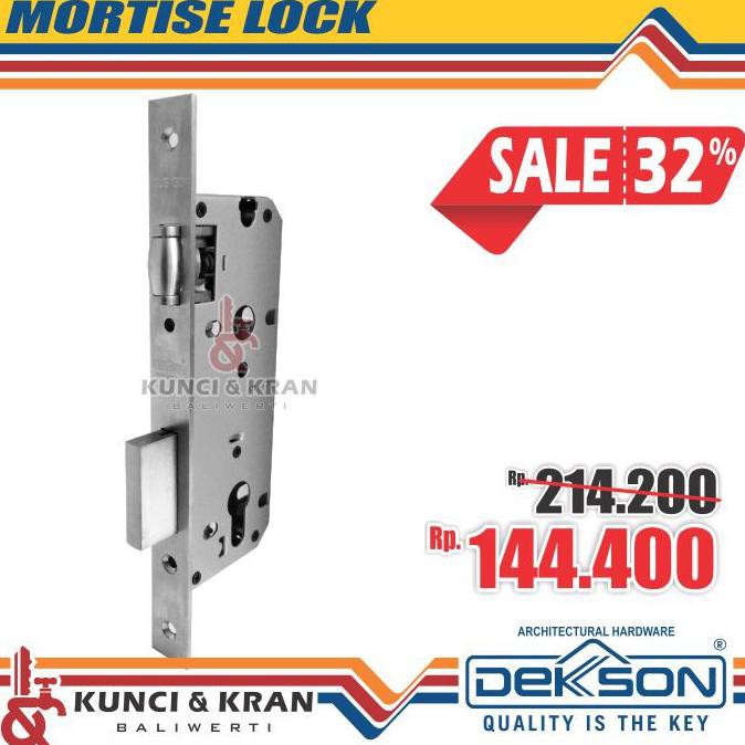 Jual Produk Terbaik] Dekson / Dekkson Mts Rl Dl 8485 Sss Mortise Lock ...
