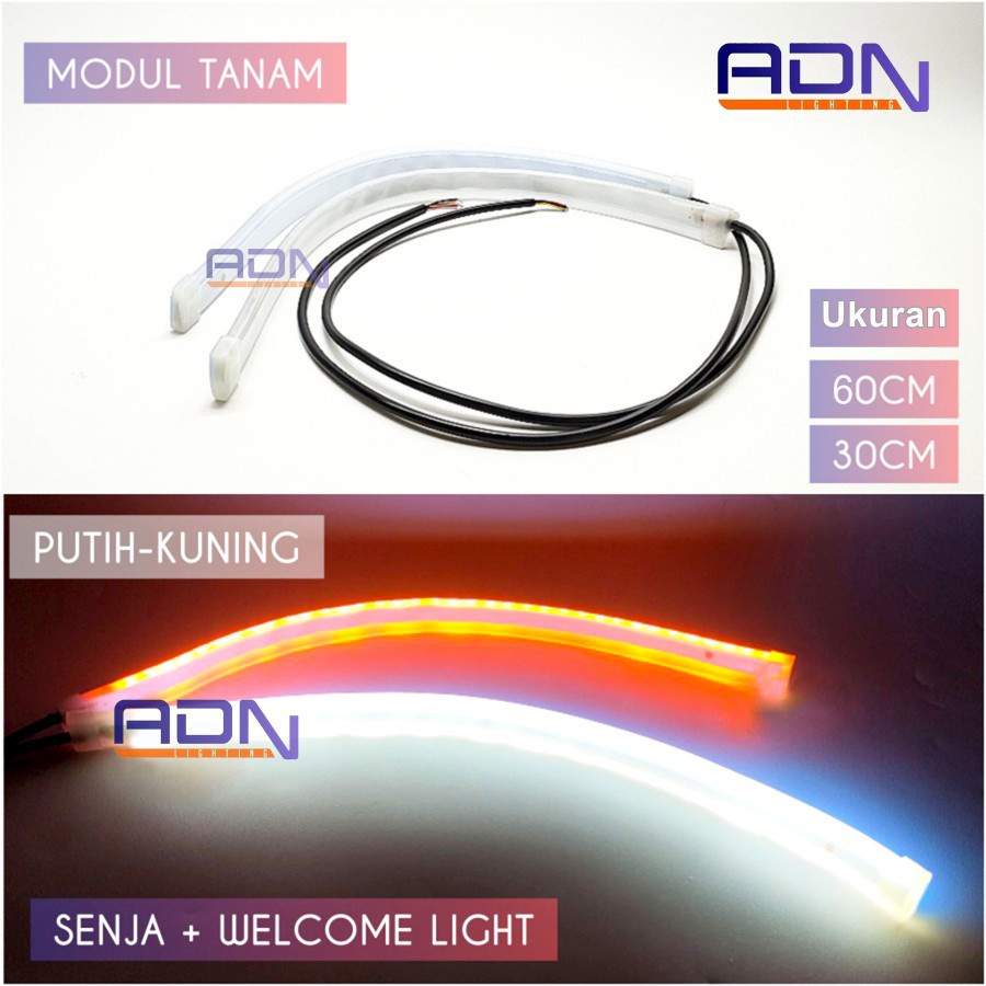 Jual Lampu SENJA DRL Alis SLIM 30 60cm Fleksibel Modul Tanam WELCOME ...