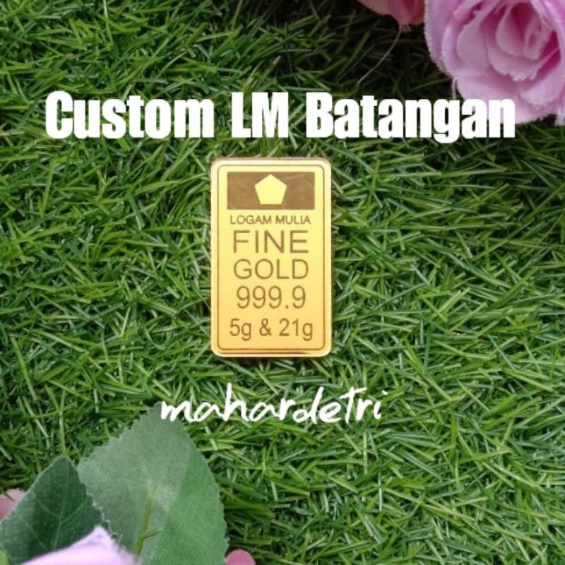 Jual Custom Replika LM Dinar & Dirham Emas Batangan --PO-- Laser ...