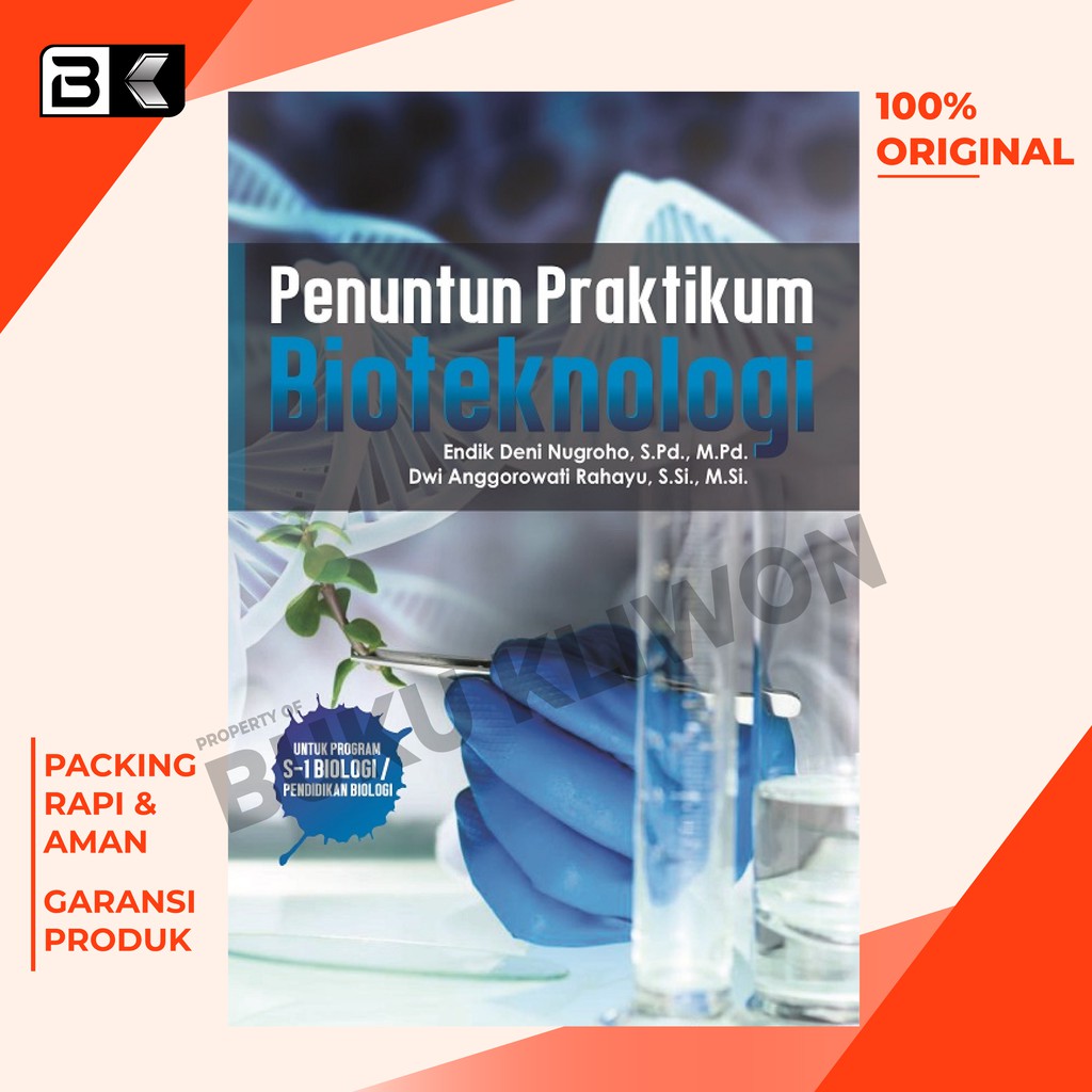 Jual Buku Penuntun Praktikum Bioteknologi Endik Deni Nugroho BUKU ORIGINAL | Shopee Indonesia