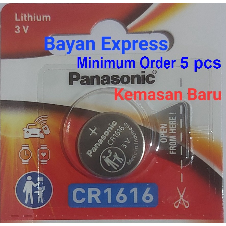 Jual Baterai Panasonic CR-1616 / Lithium Battery CR1616 3V Original ...