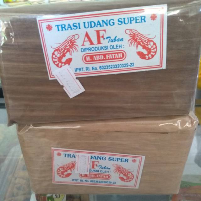 Jual Terasi Udang Super AF Bungkus Daun Kemasan 1 kg | Shopee Indonesia