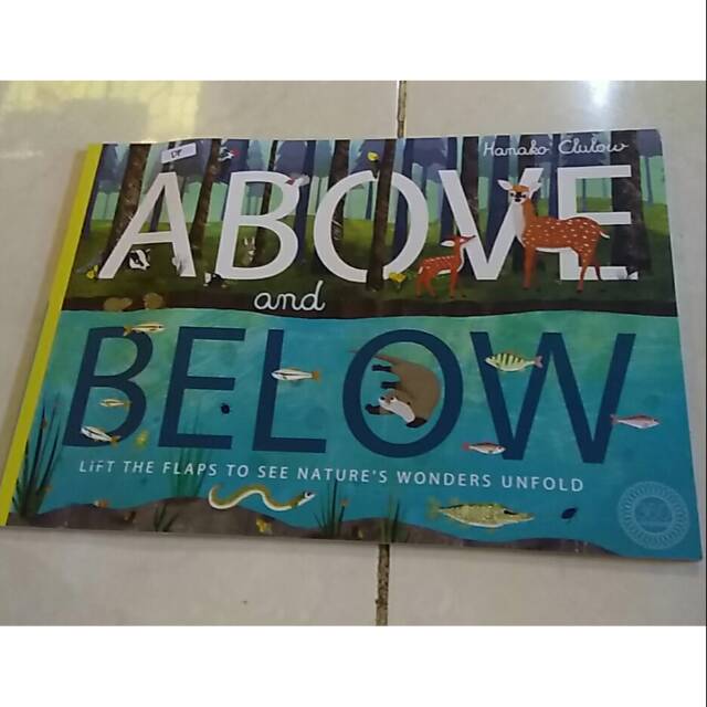 Jual Buku anak import above below | Shopee Indonesia