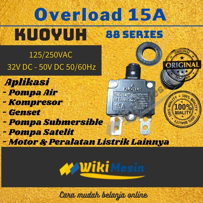 Jual Original Overload Kuoyuh Seri 88 2.5a 3a 4a 5a 6a 7a 8a 9a 10a 11a ...