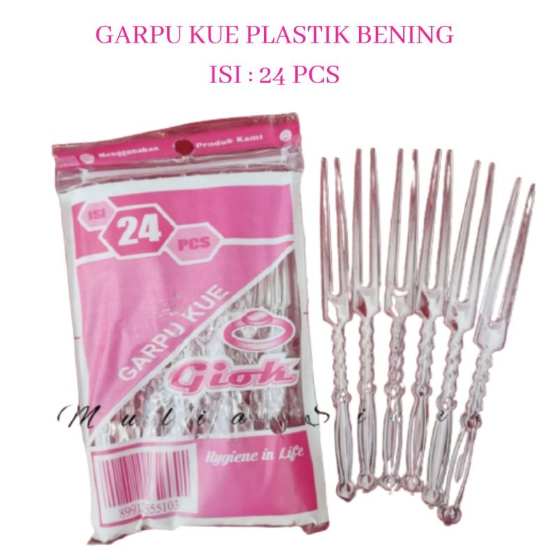 Jual GARPU KUE PLASTIK BENING/GARPU BUAH/GARPU ULANG TAHUN (ISI 24 PCS ...