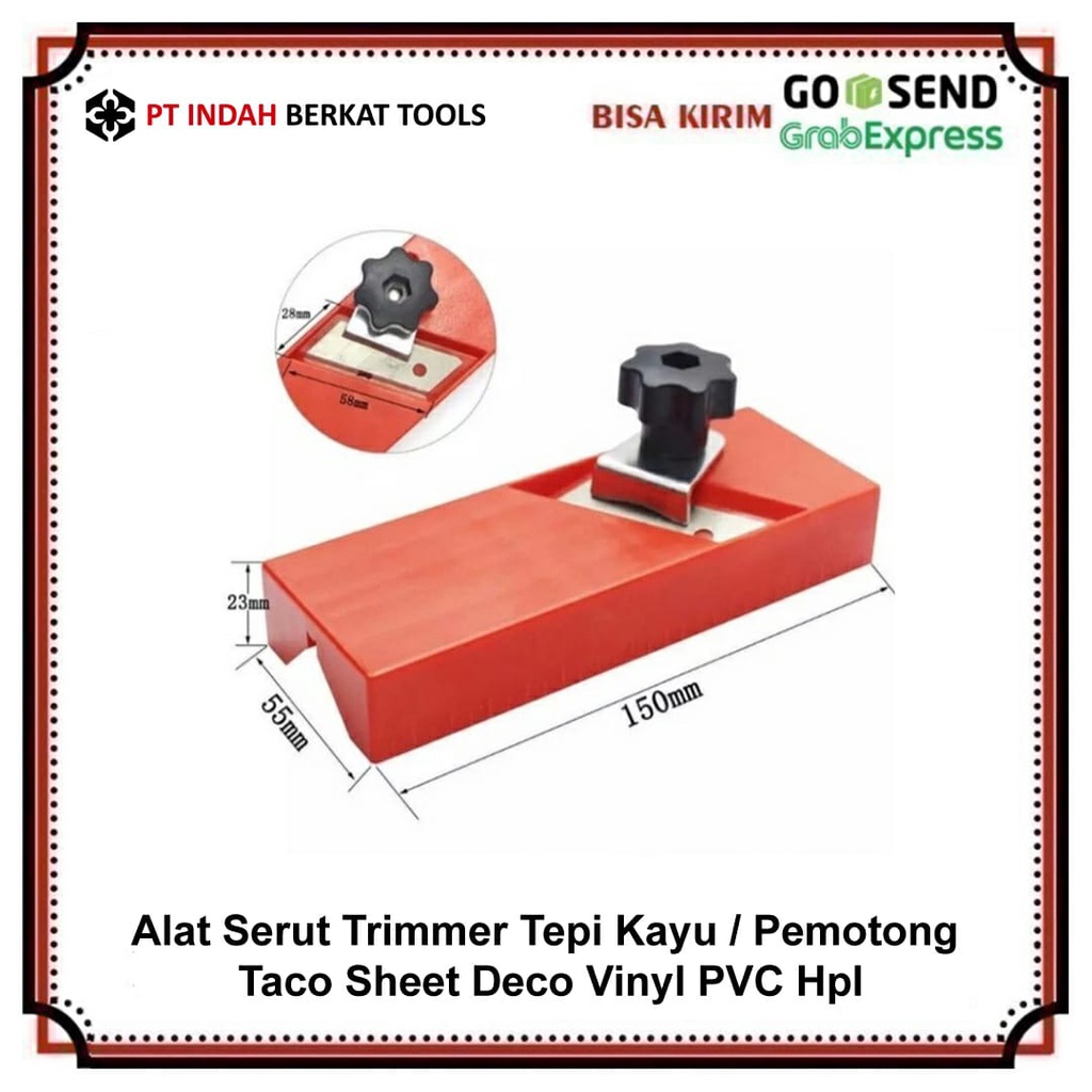 Jual Manual Edge Trimmer Cutter Edging Vynil PVC Sheet Tacosheet ...