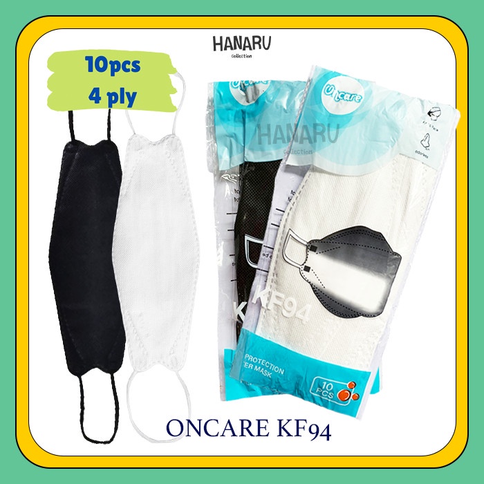 Jual ONCARE Masker KF94 4py (10pcs) / Masker Korea Model Evo / KF94 ...