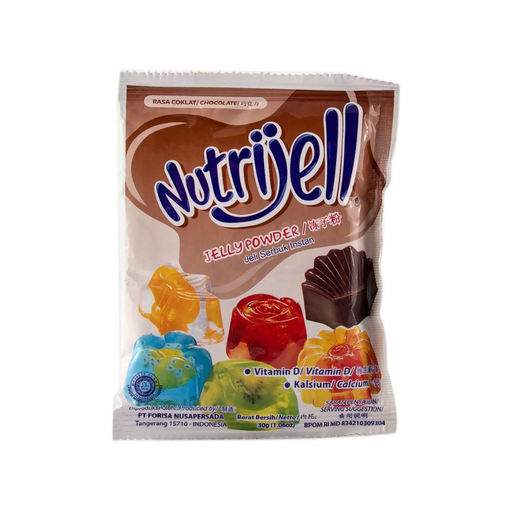 Jual Tepung Agar Instan/Jelly Powder NUTRIJELL Konnyaku Rasa Coklat 25gr (1 Sachet) | Shopee ...