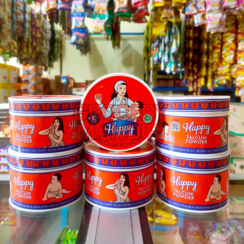 Jual Bedak Happy Talcum Powder ( 1 Pcs x 150 Gr ) | Shopee Indonesia