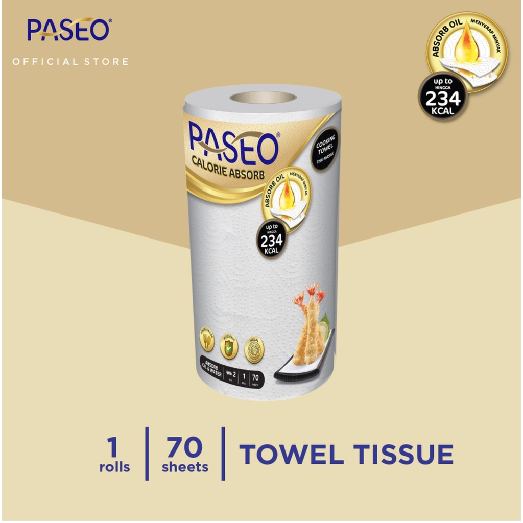 Jual Paseo Calorie Absorb Oil Tissue 70 sheets | Shopee Indonesia
