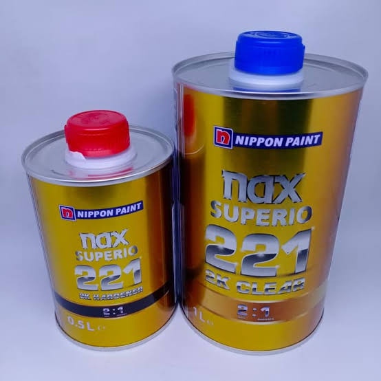 Jual CLEAR NAX SUPERIO 221 2K CLEAR NIPPON PAIN / PERNIS / VERNIS | Shopee Indonesia