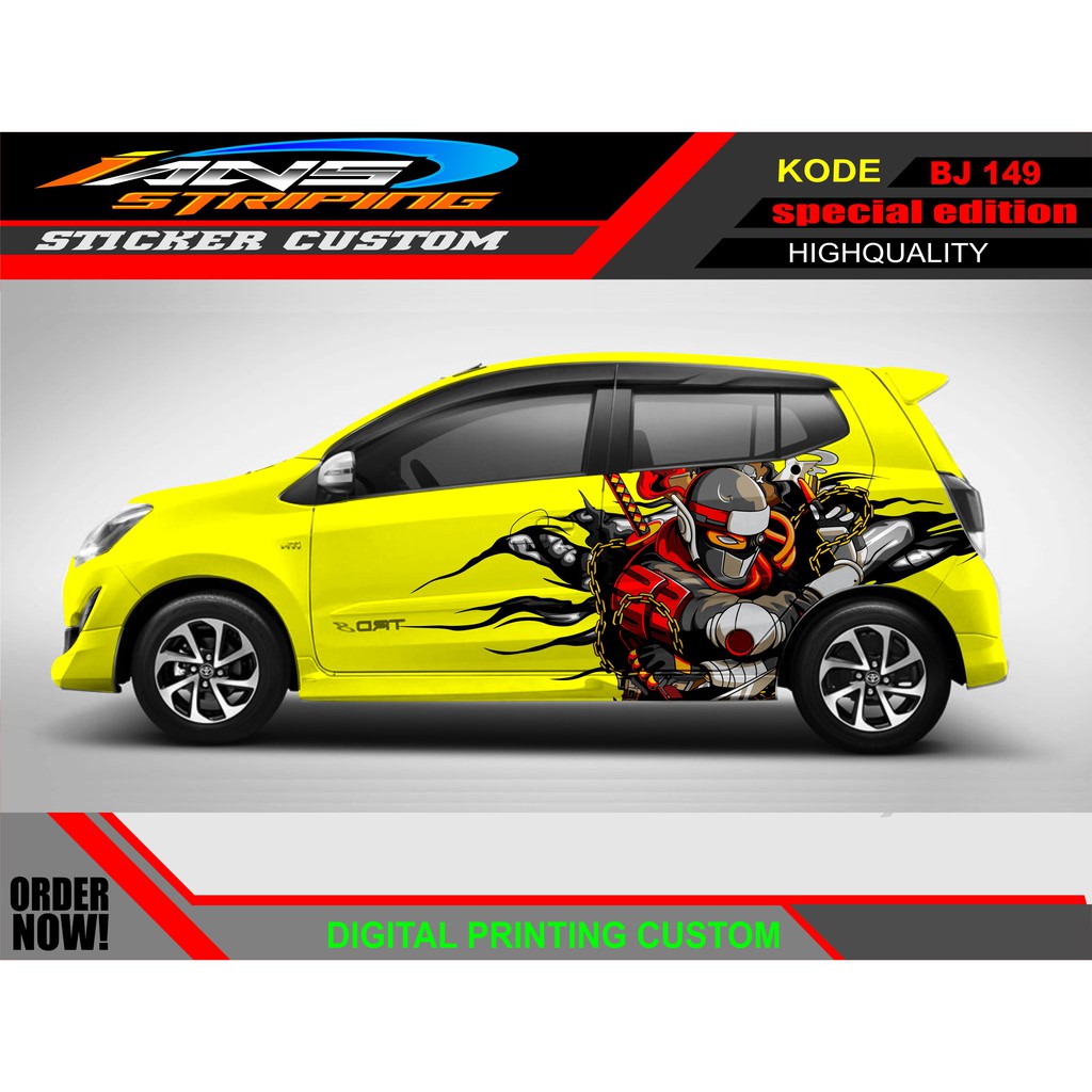 Jual STICKER VARIASI MOBIL AGYA AYLA TERBARU | Shopee Indonesia