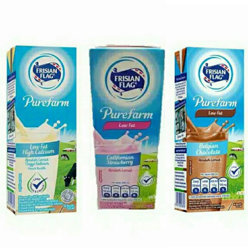 Jual Frisian Flag Low Fat 225ml All varian | Shopee Indonesia