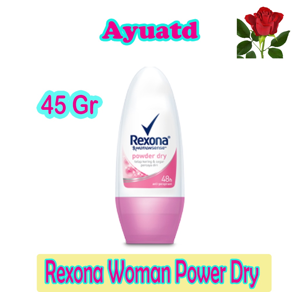 Jual Rexona Deodorant Roll On Powder Dry 45ml | Shopee Indonesia
