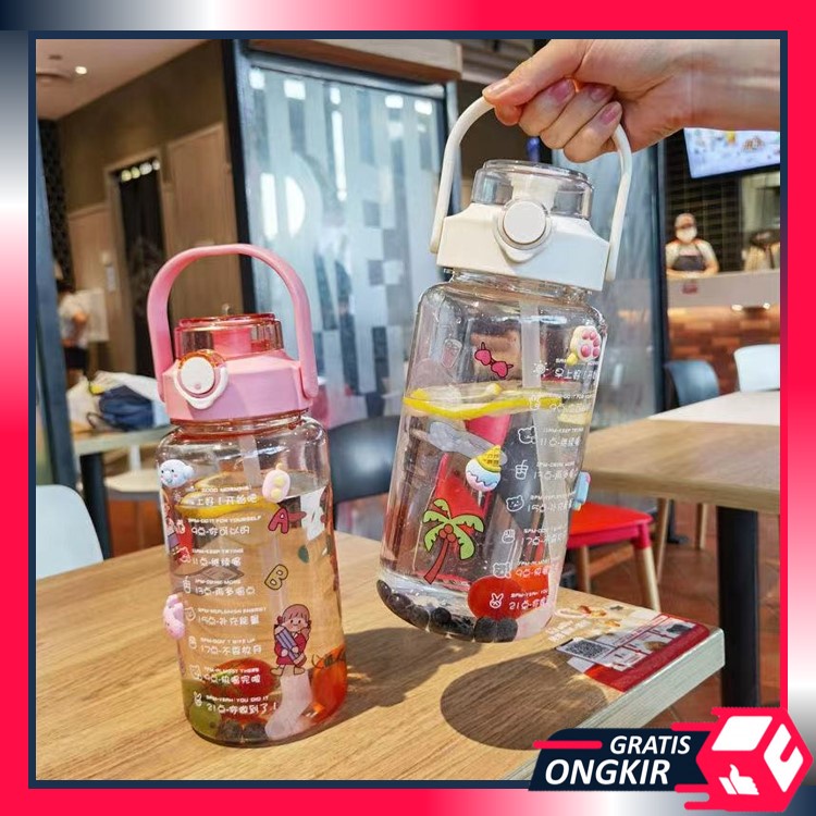 Jual Gratis Ongkir – Bo5244 Botol Minum Cute 1,5 L & 2 L + Stiker ...