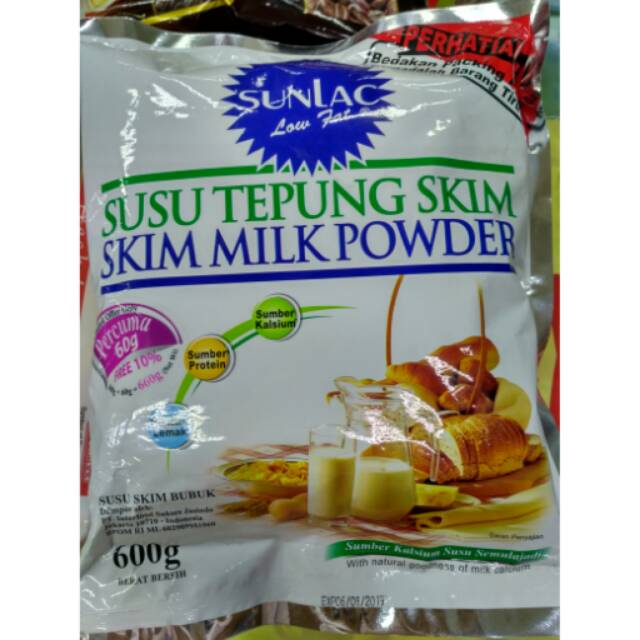 Jual Sunlac susu tepung skim 600gr | Shopee Indonesia