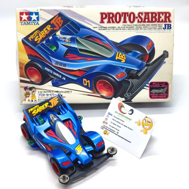Jual Tamiya Mini 4WD Proto Saber JB 2nd Ex Japan - item 19405 ( MIJ ...